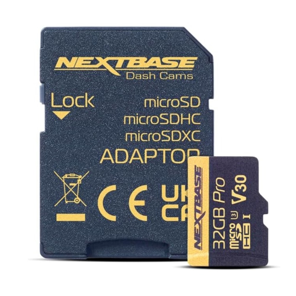 New Nextbase NEXTBASE 32GB U3 MICRO SD CARD WITH ADAPTOR - Own4Less